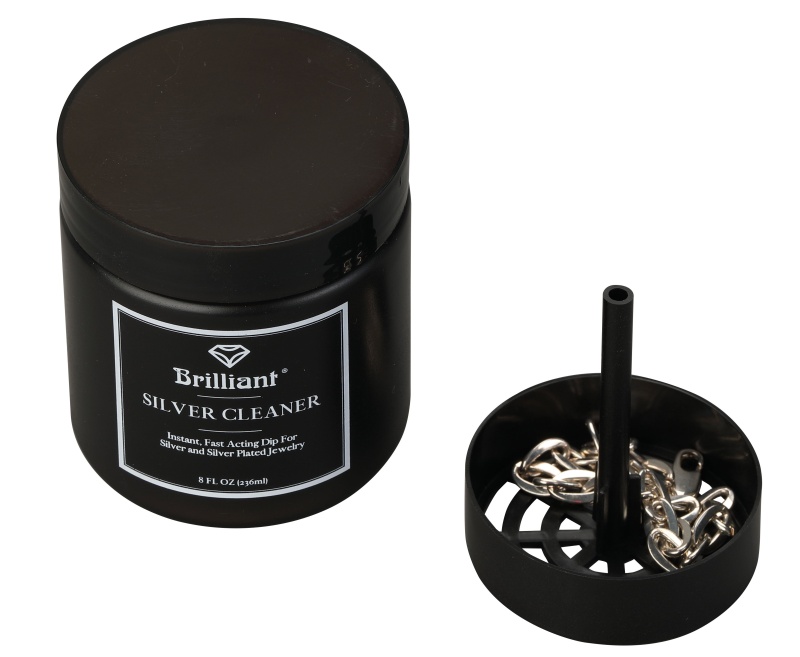 Buy Brilliant 8 Oz. Silver Cleaning Solution Online - Best Jewelry Cleaner