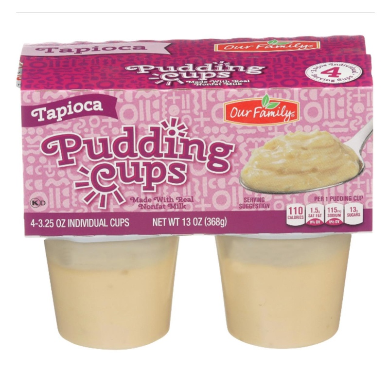 Tapioca Pudding Cups 12/4Ct