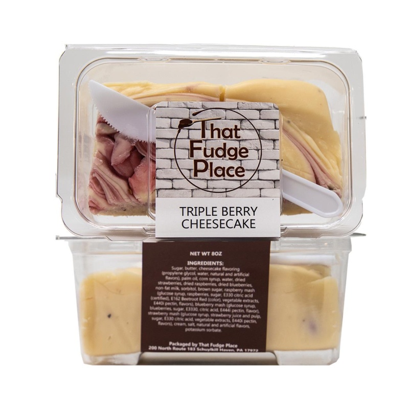 Triple Berry Cheesecake Fudge 8oz from That Fudge Place - A Flavor ...