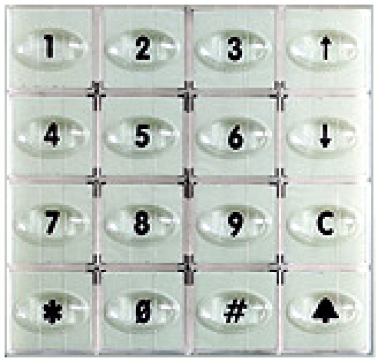 Keypad Module-Digit Dial-White. Used With Db1w Display Module Bra ...