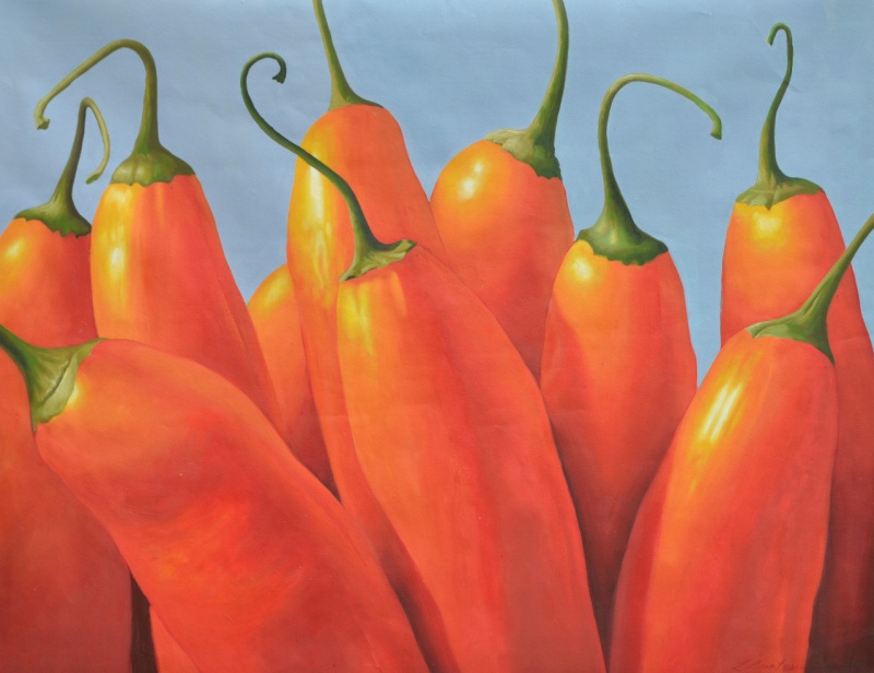 Buy Red Hot Chili Pepper Gallery Wrap Online - A Le Beau Giclee