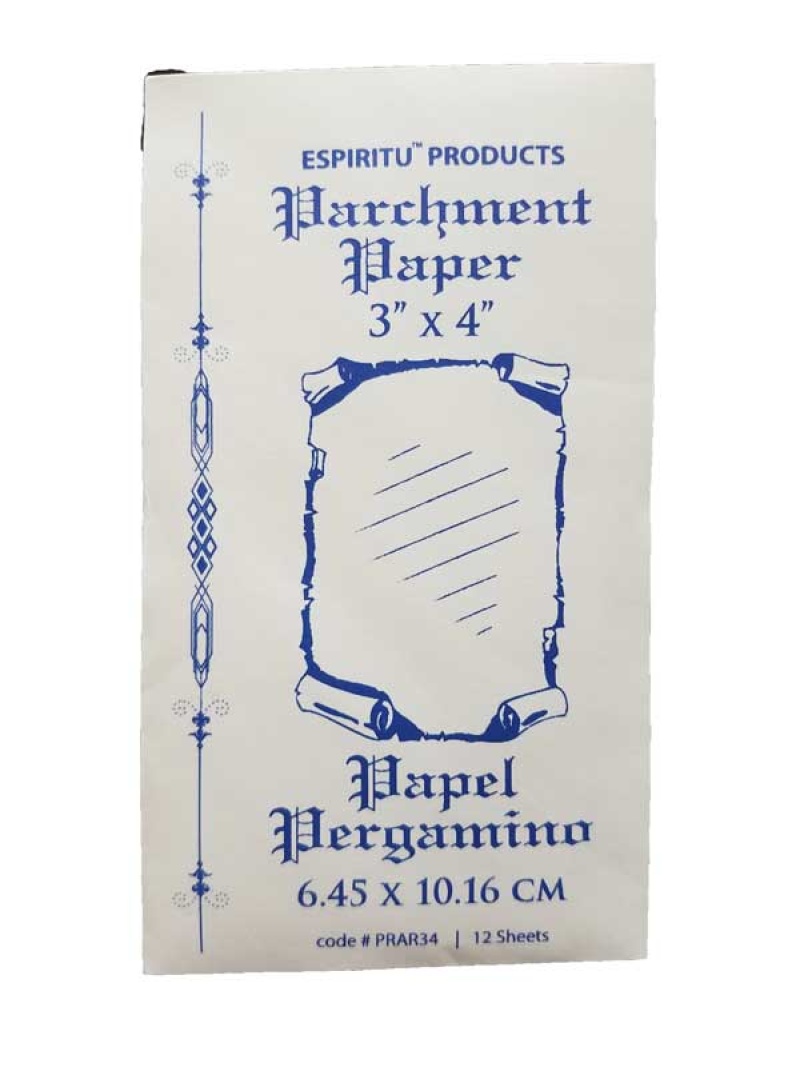 Buy 3" x 4" Parchment Paper 12 Pack for Spells and Rituals Online