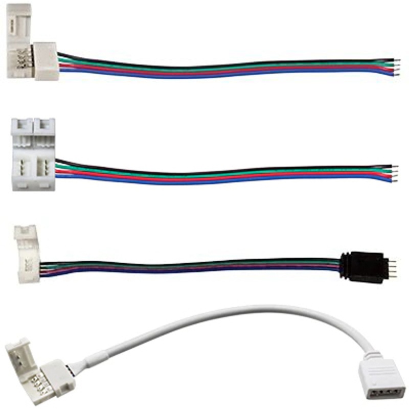Buy 12 Volt RGB LED Strip Light Power Connector Online