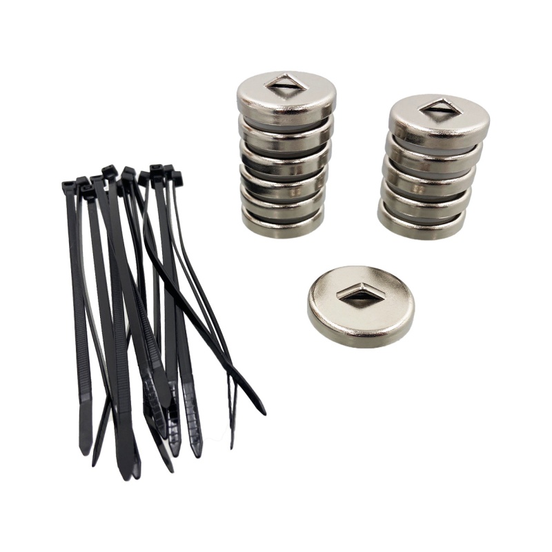 Buy Magnetic Zip Tie Mounting Clips (12 Pack) Online - Easy Cable ...