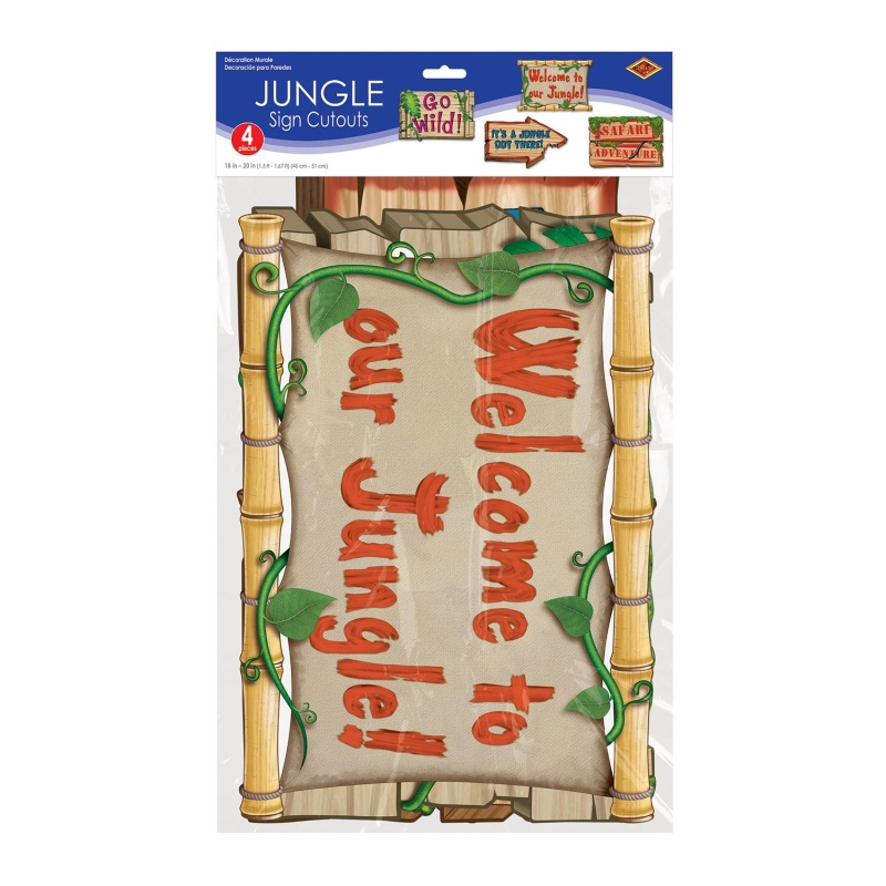 Jungle Sign Cutouts
