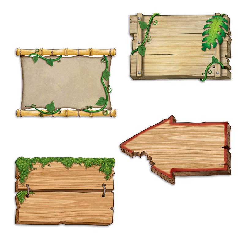 Jungle Sign Cutouts