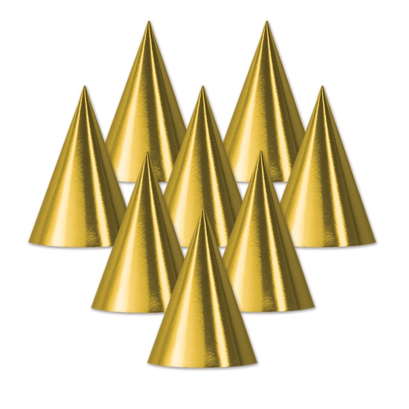 Buy Foil Cone Hat Online - Unique Accessory for Costume Parties ...
