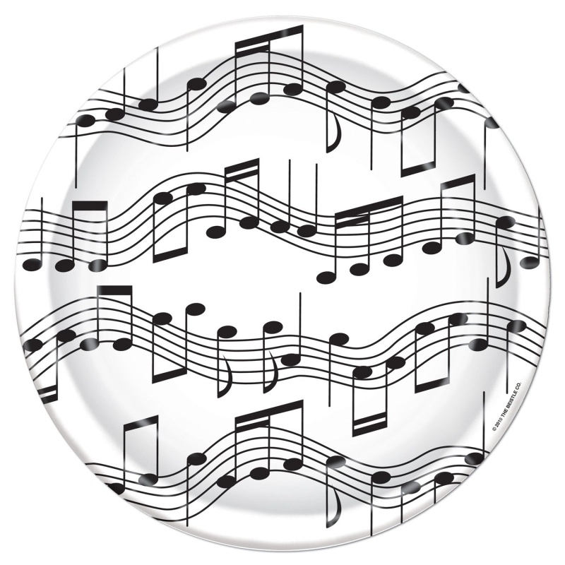 Buy Musical Notes Plates Online - Unique Music-Themed Decor