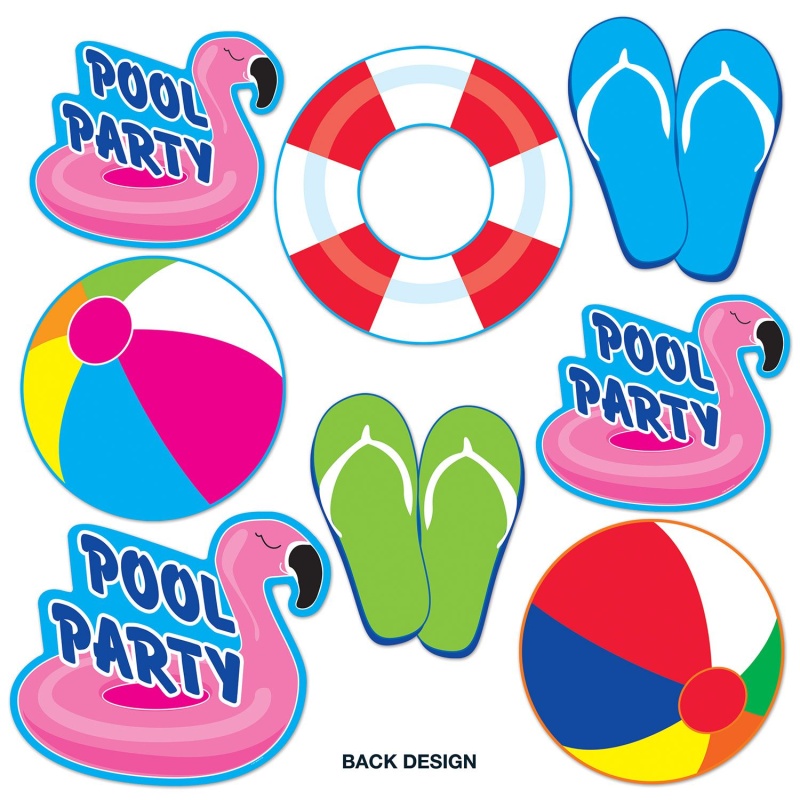 Pool Party Cutouts