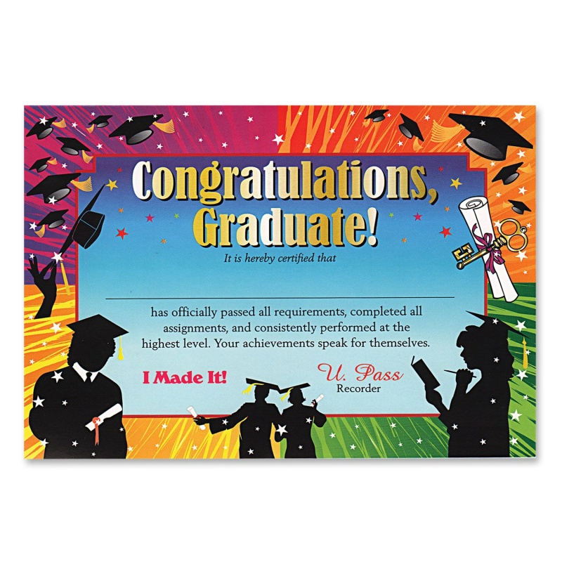 Buy Congratulations Graduate Certificate Online - Elegant Keepsake for ...