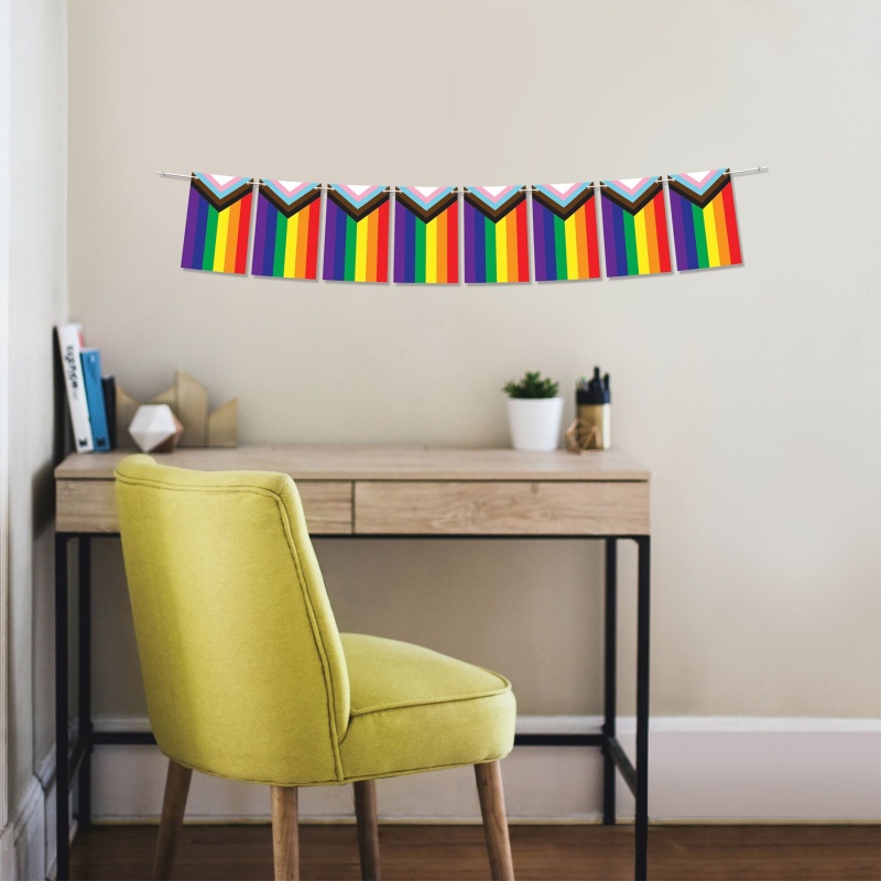 Pride Flag Pennant Streamer