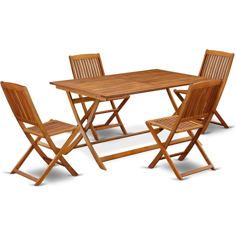 Buy 5 Piece Modern Garden Set Online - East West Furniture