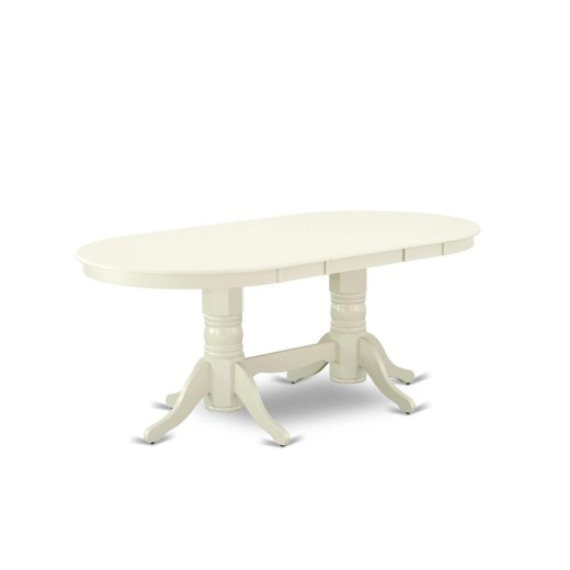 7 Piece Dining Set Consists Of An Oval Kitchen Table With Butterfly Leaf