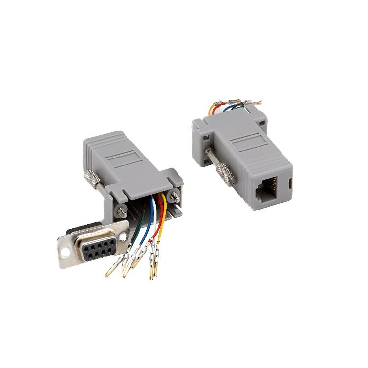 Db9 Female To Rj12 Modular Adapter, Gray - Buy Online