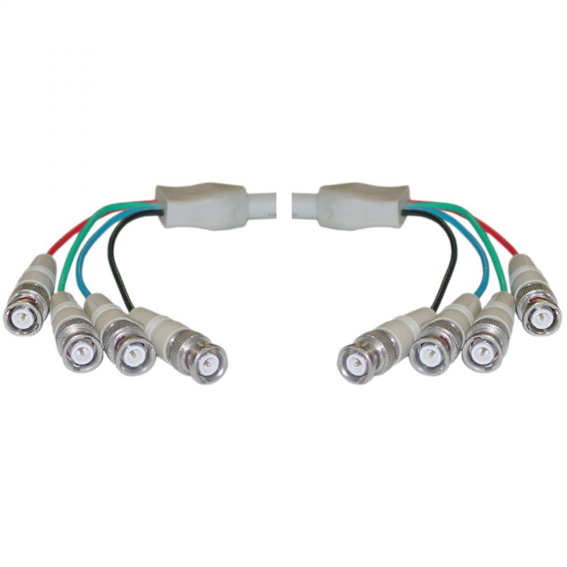 Buy 25Ft 4 BNC Male to 4 BNC Male Cable, Double Shielded Online