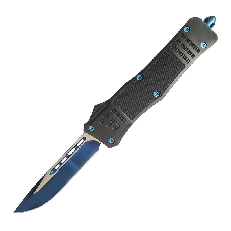 Automatic Otf Knife W/ Belt Clip