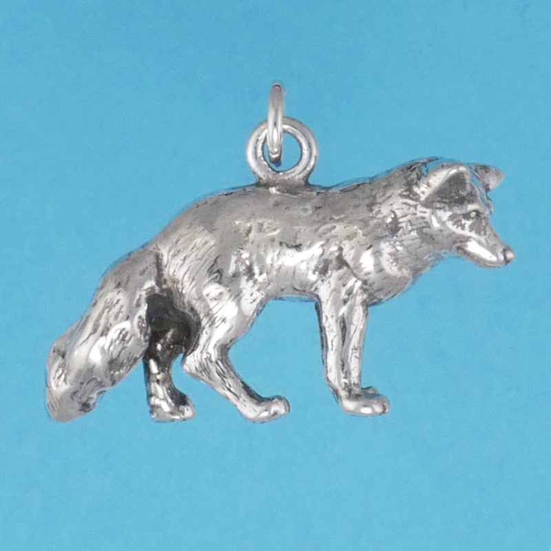Buy Fox Charm Online - Sterling Silver Fox Pendant by Charmworks