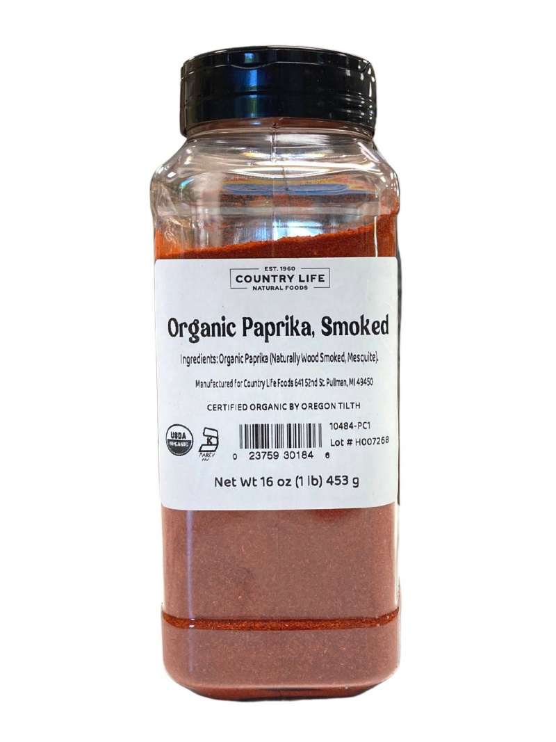 Oregon Spice Company Organic Smoked Paprika - 1 Lb - Non-GMO, Vegan ...