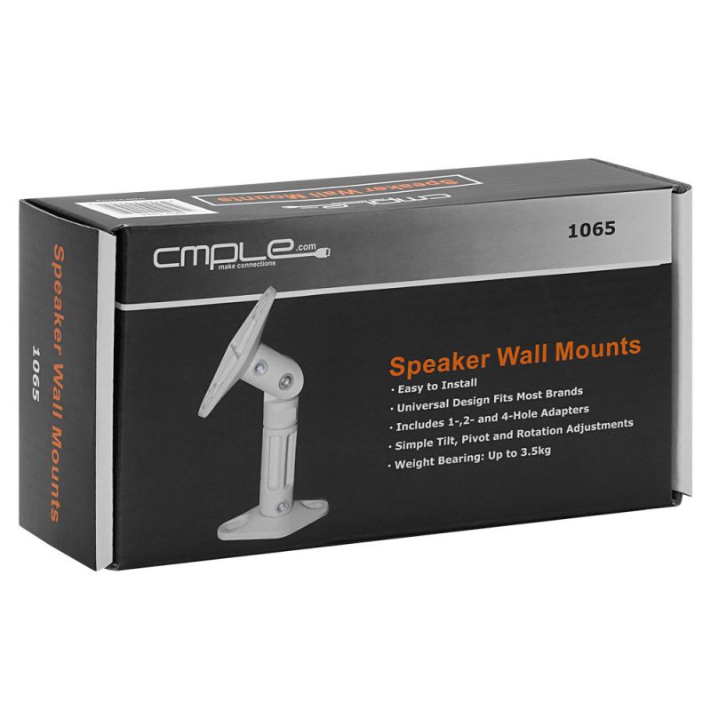 Cmple Universal Speaker Wall Mounts For Satellite Speakers