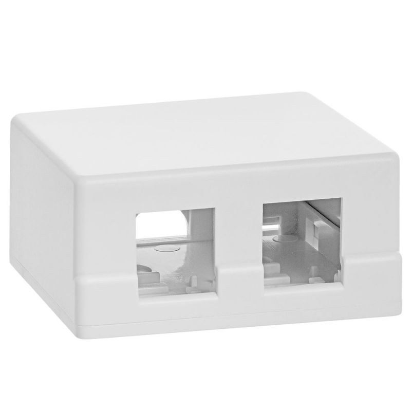 Buy Cmple 2 Port Keystone Jack Surface Mount Box Online