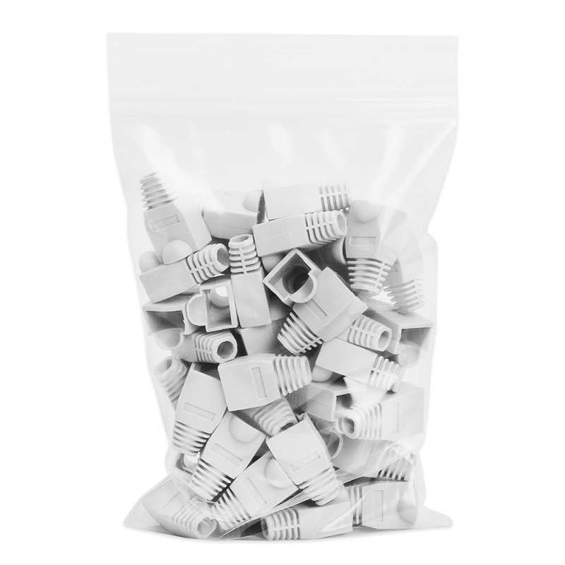 Cmple 50-Pack Rj45 Strain Relief Boots, Rj45 Boots For Cat6, Cat5e ...