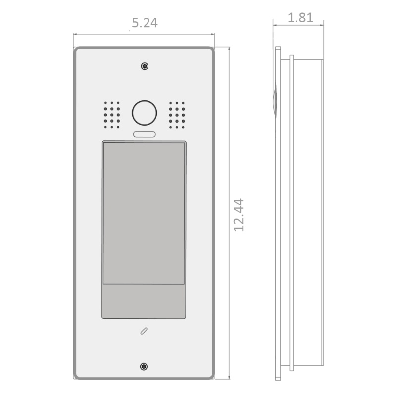 Ip Door Entry Camera Panel – Ipx-850F Video Intercom Door Station With ...