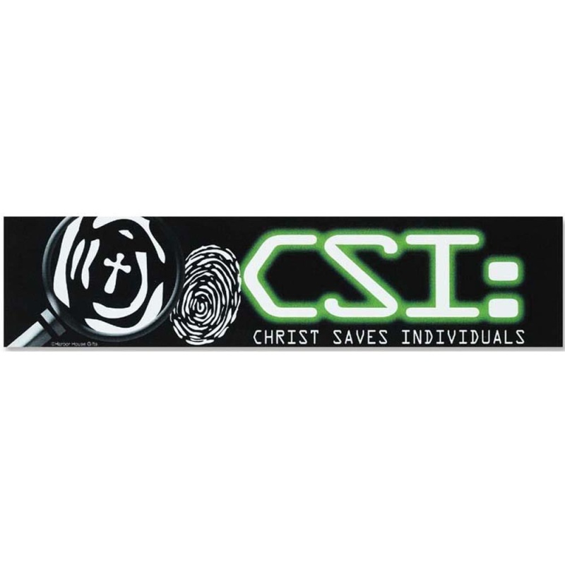 Buy CSI Magnetic Bumper Sticker Online | One Way Out Copyright Design