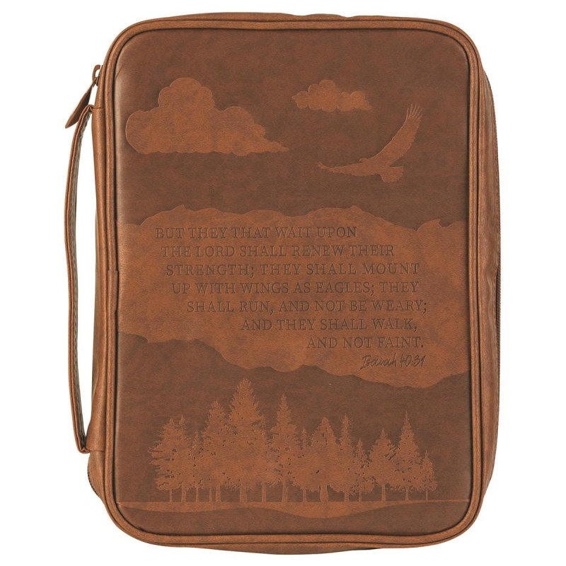 Buy Elegant Bible Cover Online - Eagle Isaiah 40:31 Thinline