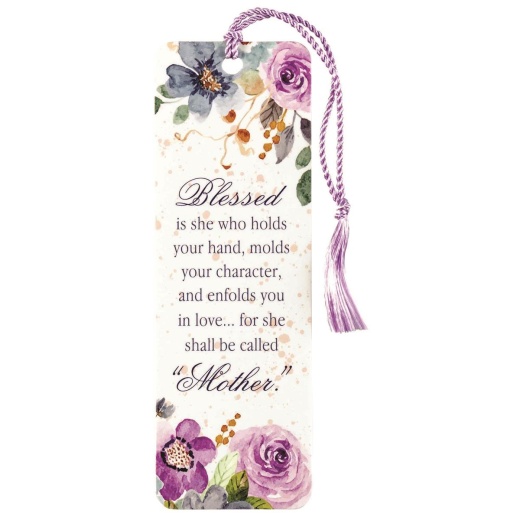 Buy Mother Blessed Is She Tassel Bookmark Online - Unique Gift for Moms