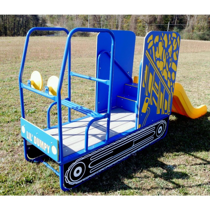 Lil' Dumpy Slide Construction Playground Vehicle