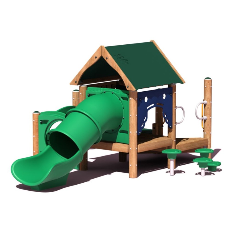 Hideaway Playset With Roof