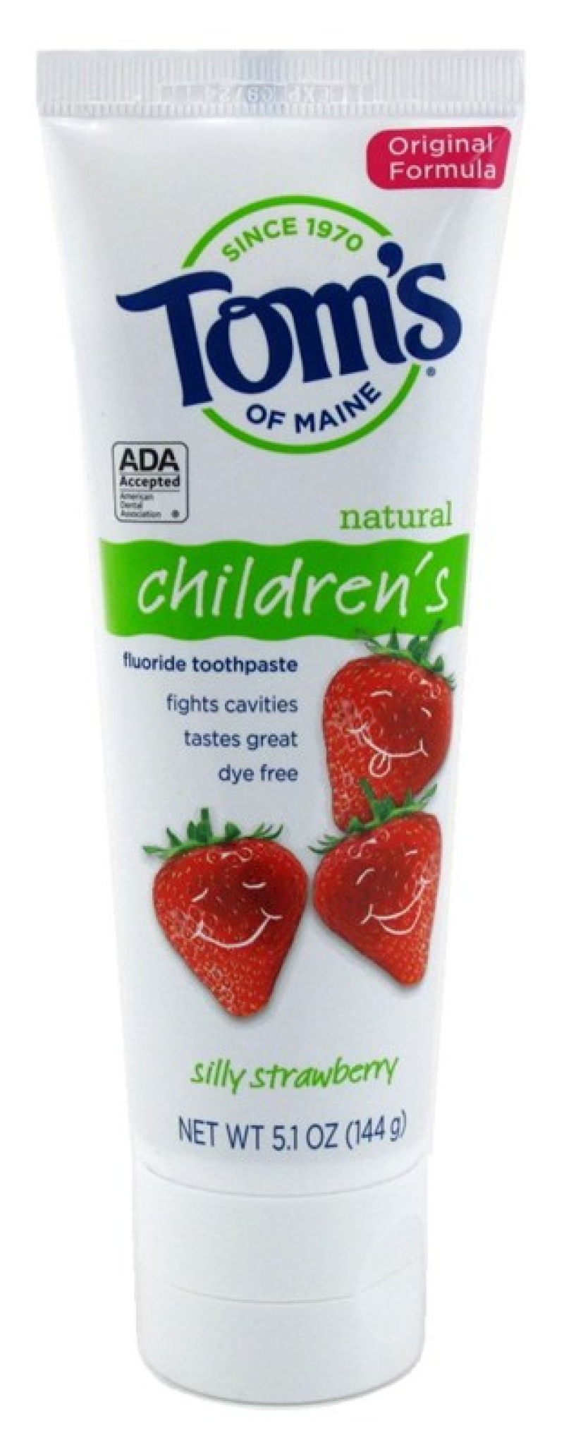 Toms Nat Toothpaste Childrens Silly Strawberry 5.1Oz X 3 Packs