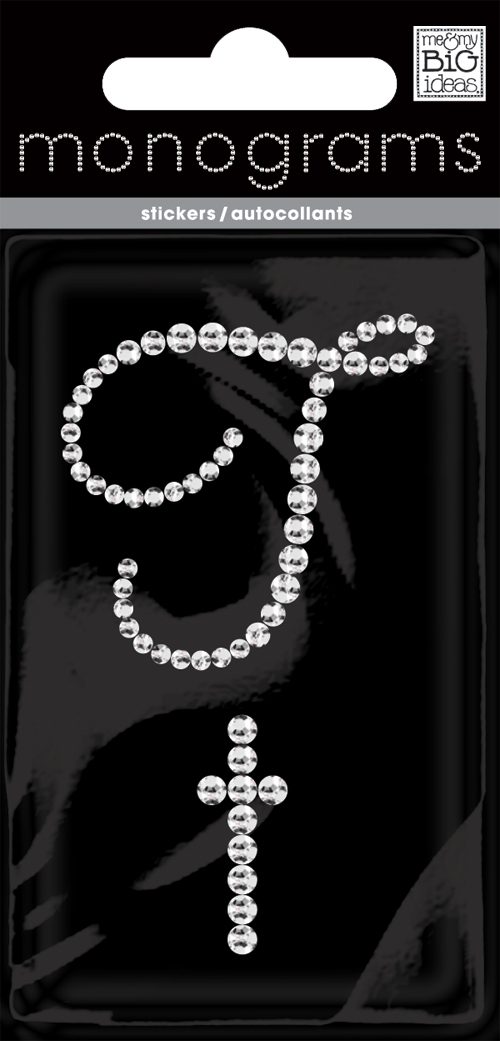 Rhinestone Sticker - Letters Of The Alphabet