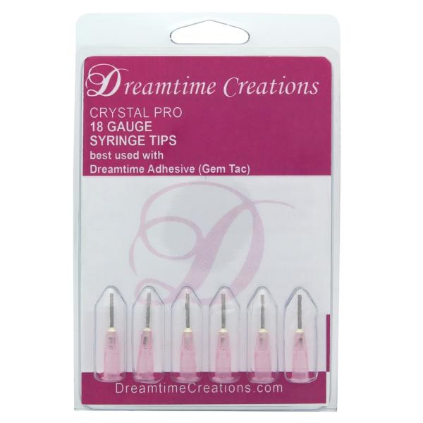 Crystal Pro 18 Gauge Syringe Tips 6 Pack