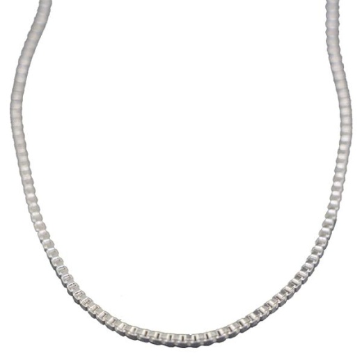 Buy Online: 20-Inch Silver Box Necklace Chain by Las Vegas Rhinestones