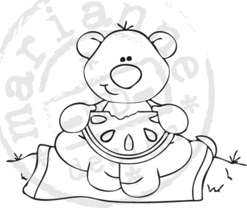 Buy Stampfairy Cling Stamp - Watermelon Online | Marianne Design