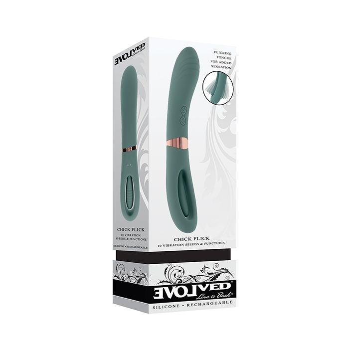 Evolved Chick Flick G-Spot Vibrator - Teal