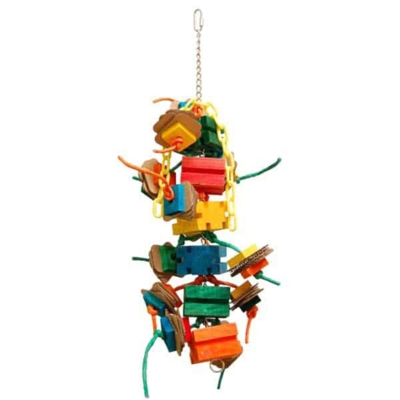 Zoo-Max Helice Bird Toy - Large Bird Foraging Toy for Natural Instincts ...