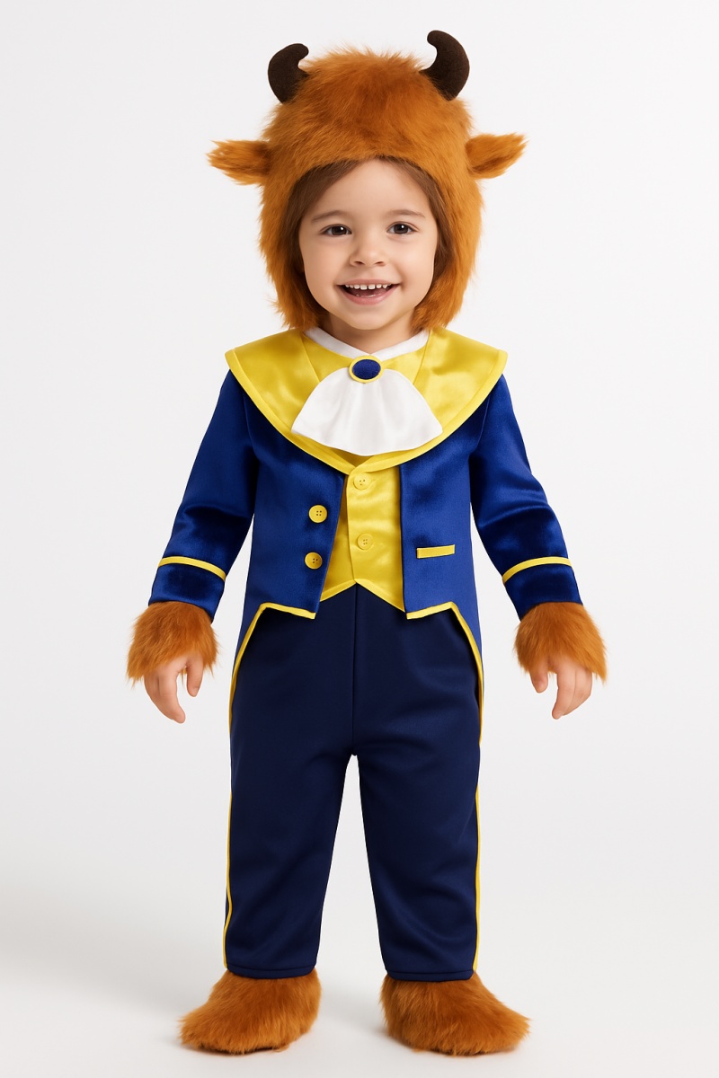 Infant Disney Beauty And The Beast Beast Tuxedo Jumpsuit Costume