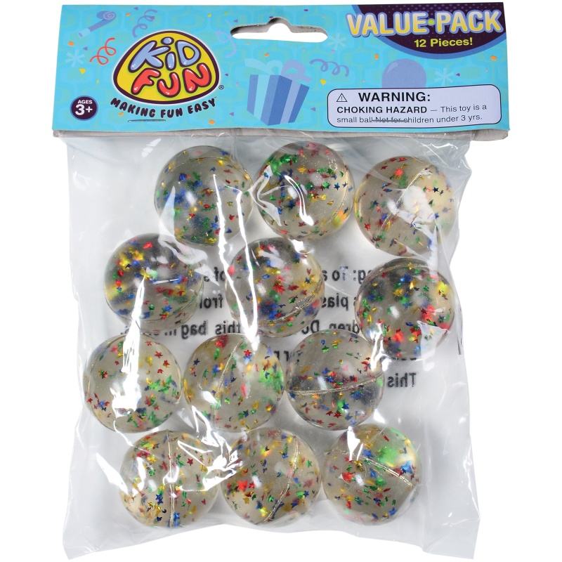 Buy Glitter Balls W/Stars/35Mm Online - Factory Direct Party