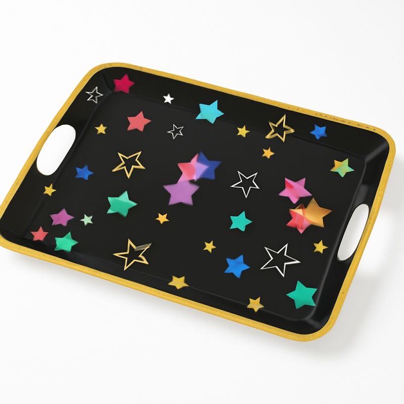Starlight New Year's Eve Plastic Tray