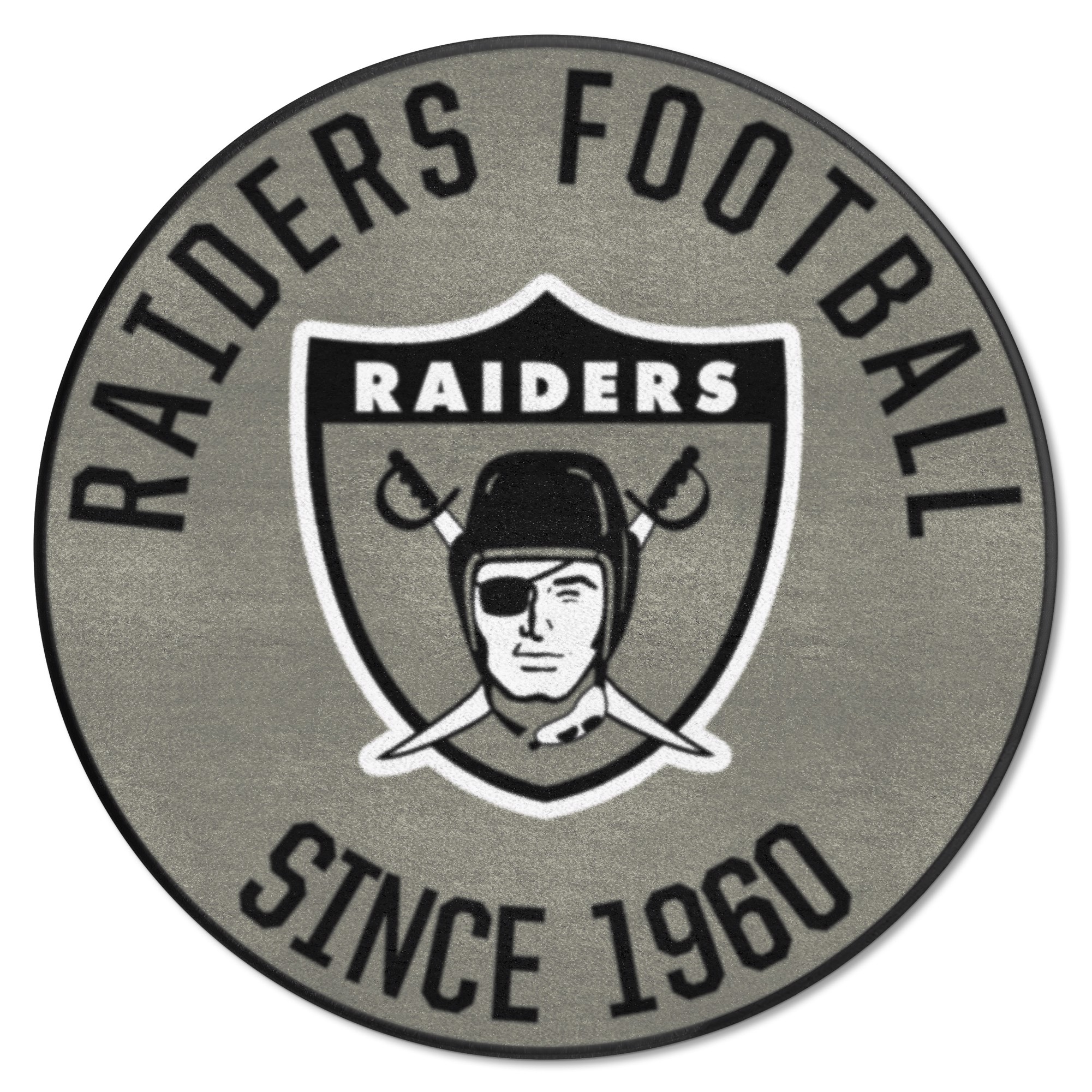 Las Vegas Raiders Roundel Mat - Retro Collection
