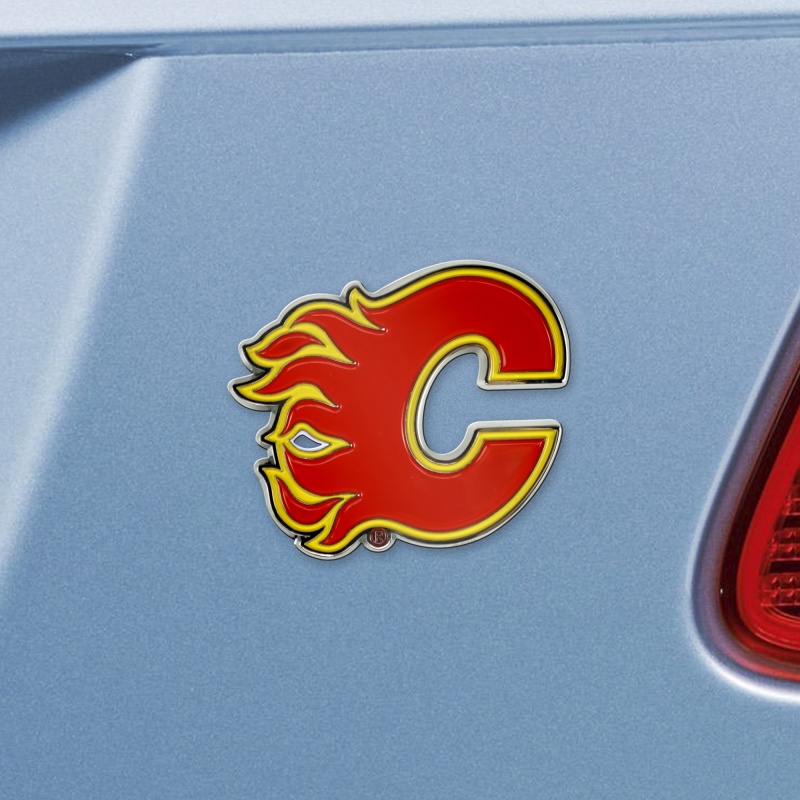 Buy Calgary Flames Color Emblem Online - Show Off Your Team Pride