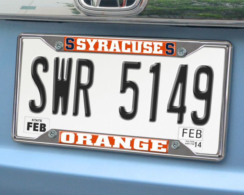Syracuse Orange License Plate Frame syracuse-orange-license-plate-frame