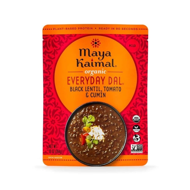 Maya Kaimal Black Lentils With Tomato & Cumin 10 Oz