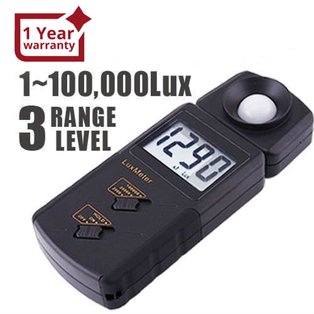 Digital Lux Light Meter 100,000 Lux Luxmeter Photo Lcd