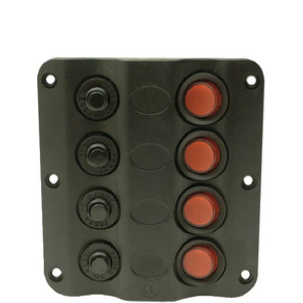 Seachoice Switch Panel Led 4 Gang