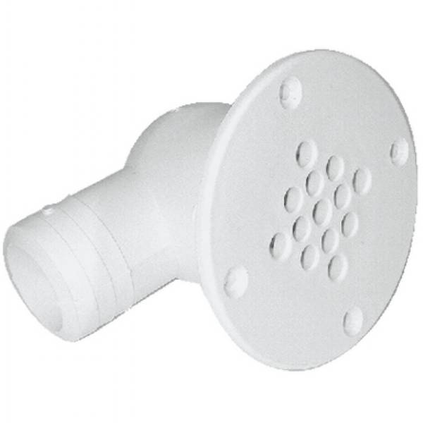 Buy T H Marine 90 Wht. Plastic Cockpit Scupper Online