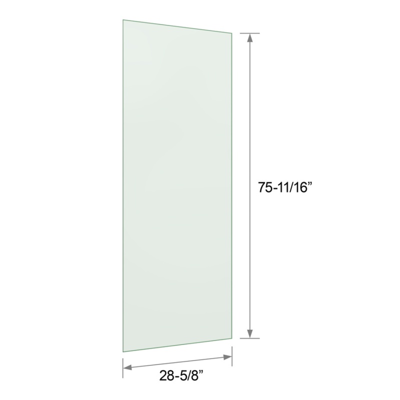 Stock Fixed Glass Panels - In-Store Pickup Only