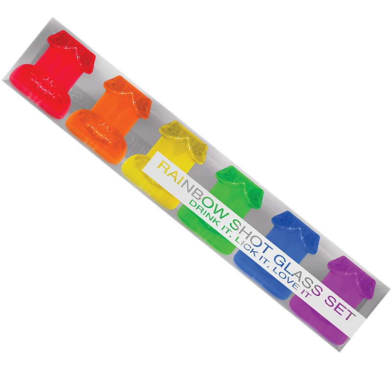 Rainbow Shot Glass Set